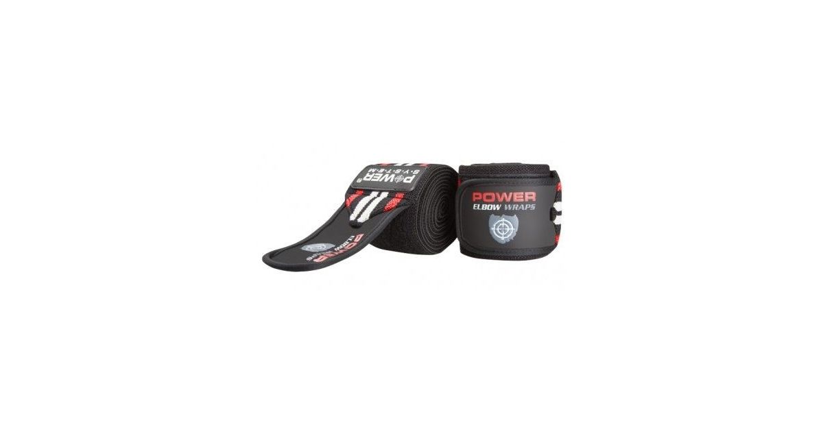 Power System - Elbow Wraps Red - Fitness könyökbandázs piros - 360sport.hu