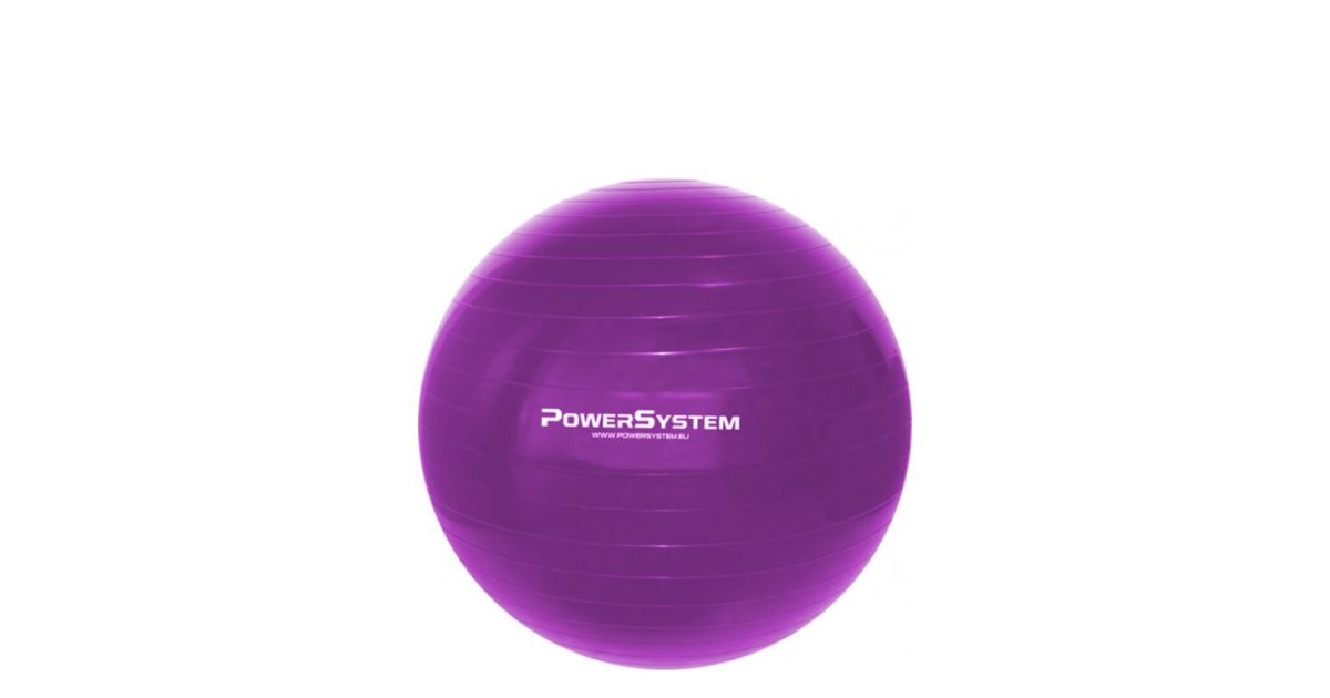 Power System - Fitball - Gimnasztikai labda - 75cm - lila - 360sport.hu